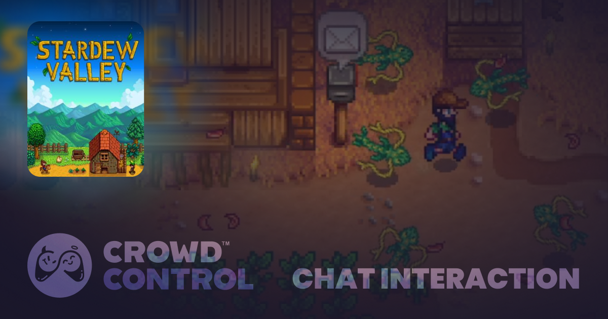 Chat Interaction Mod for Stardew Valley - Crowd Control