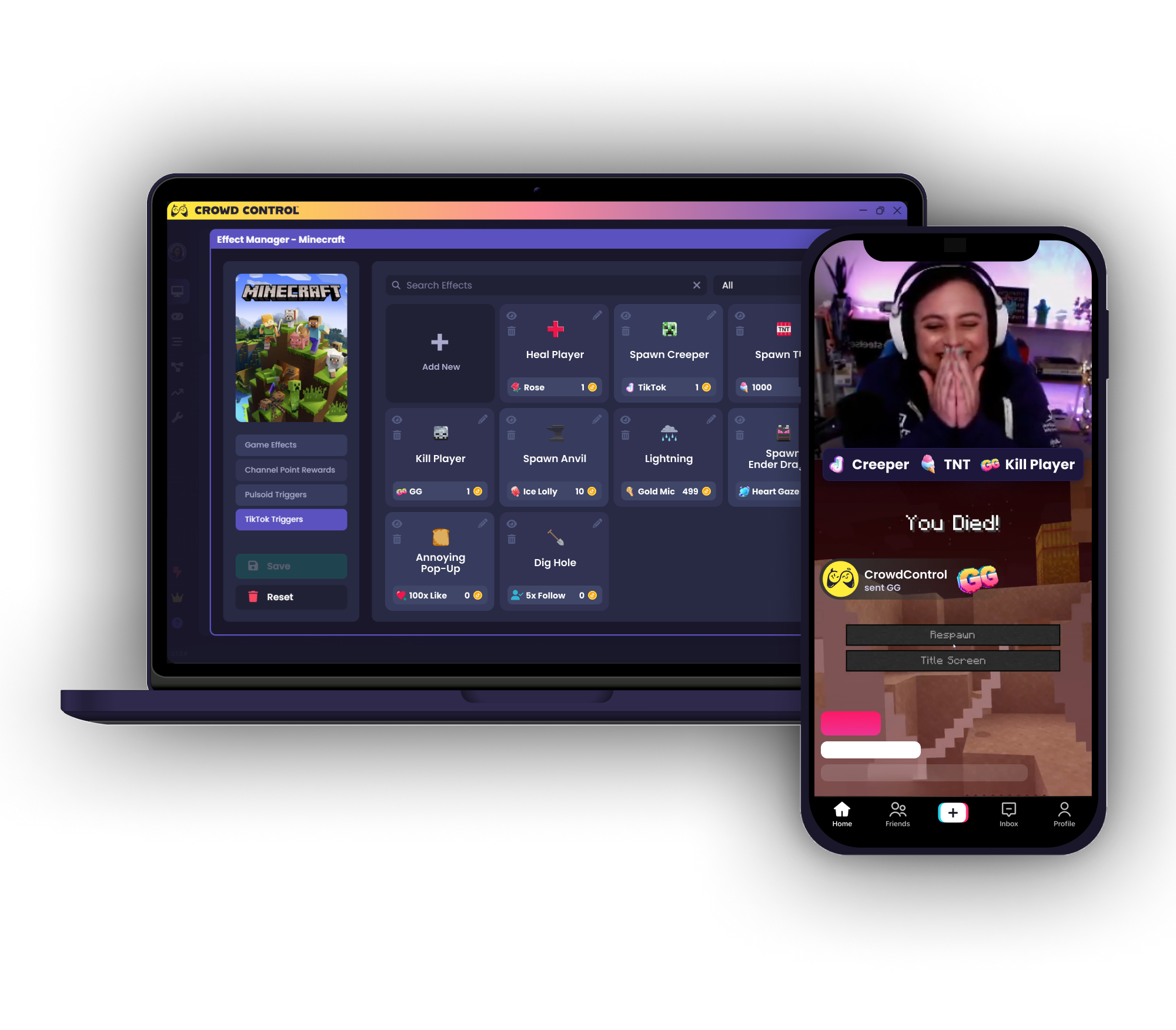 TikTok Live In-Game Interactions - Crowd Control